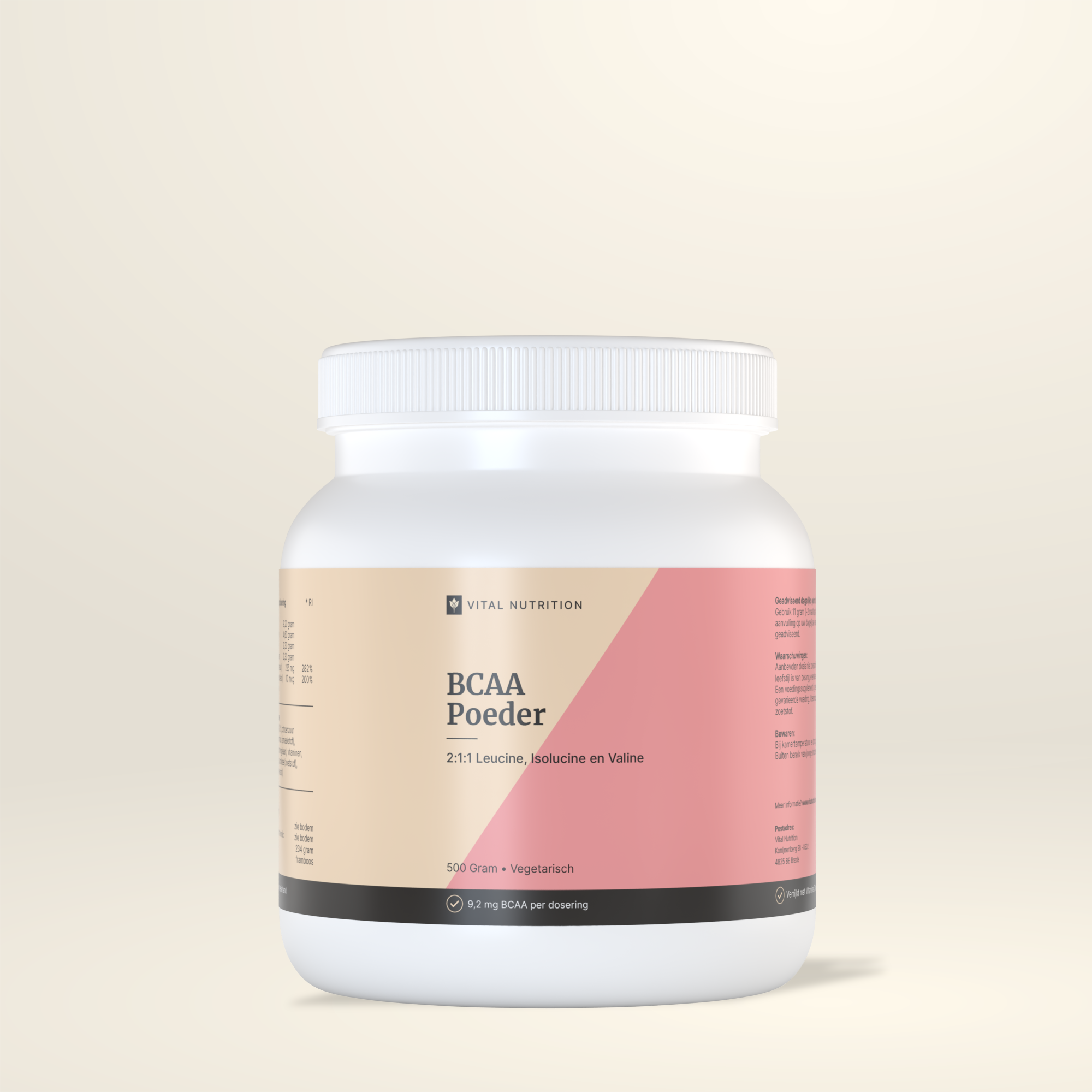Vital Nutrition BCAA Poeder kopen? Bestel via Sportvoedingweb.nl